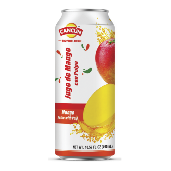Cancun mango jugo con pulpa 490ml x24 - Proexport Guatemala